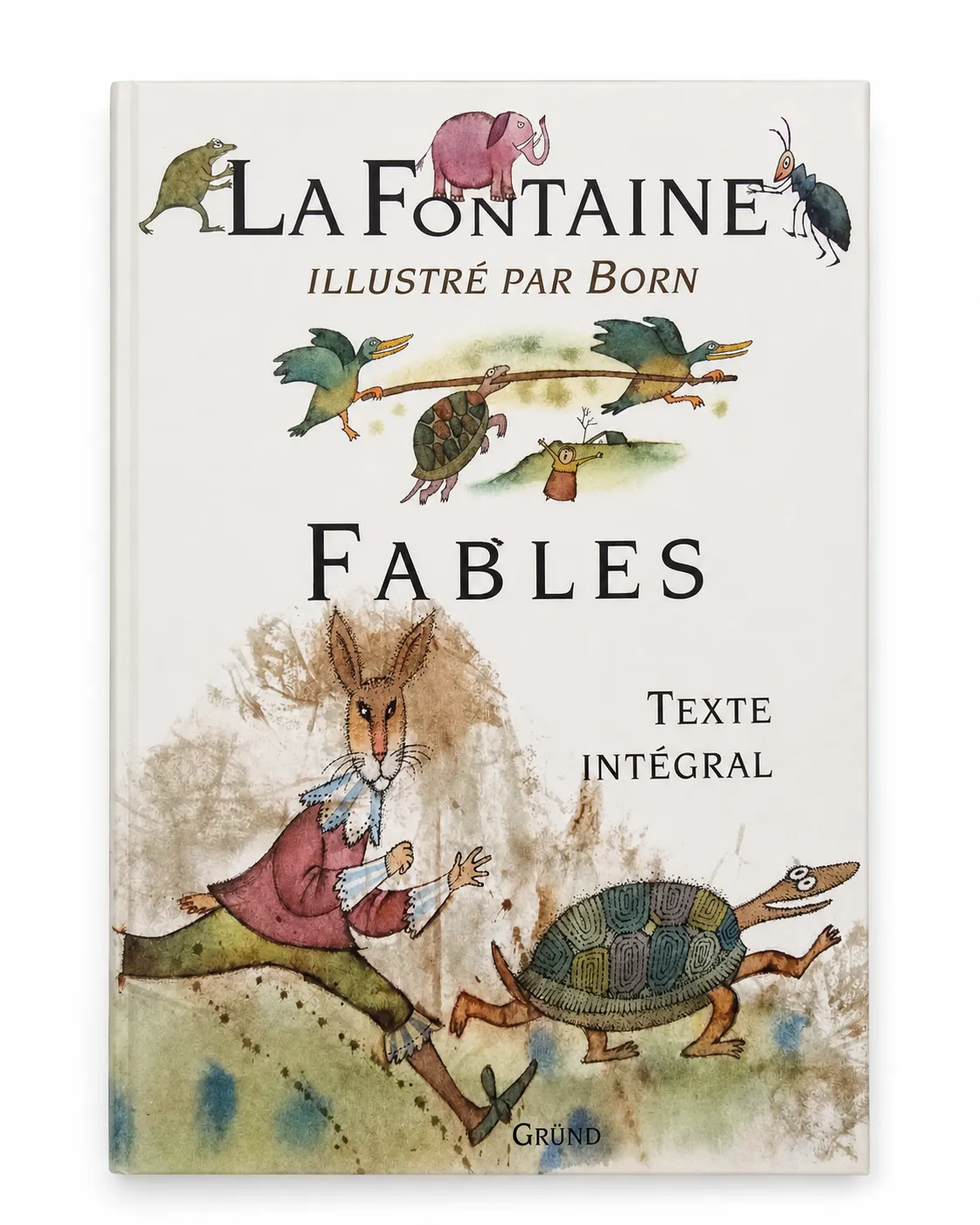 La Fontaine – Fables, texte intégral, illustré par Born - Emmaüs Allier